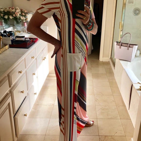 Other | Pants & Jumpsuits | Fun Jumpsuit Great Stretch With Zip Back ...